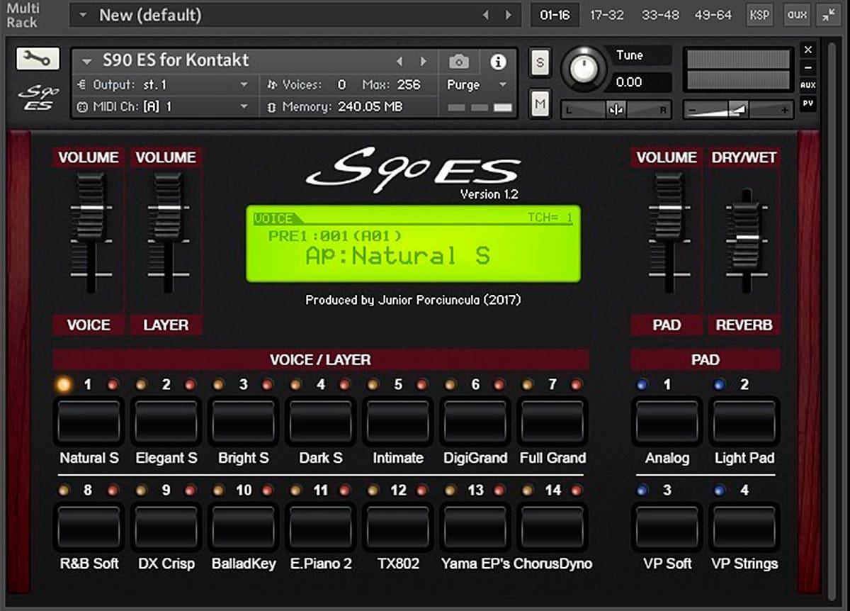 Yamaha S90-ES v1-6 KONTAKT WIN-MAC | AUDIOTOOLS