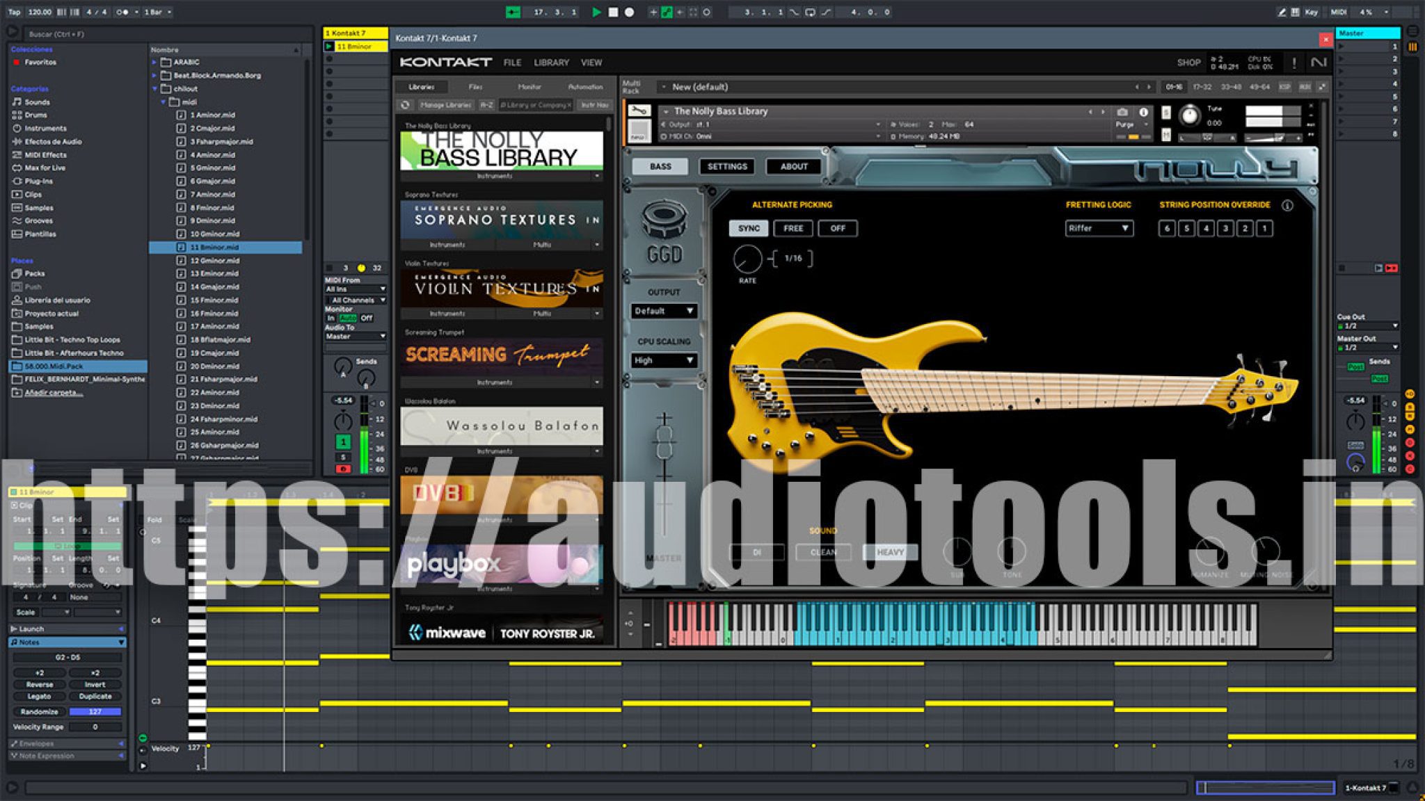 The Nolly Bass Library KONTAKT | AUDIOTOOLS